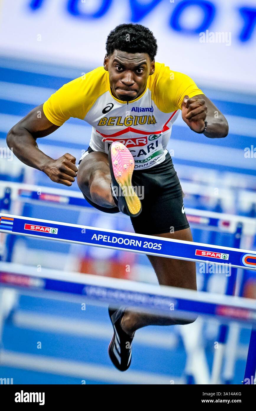 Apeldoorn, Netherlands. 06th Mar, 2025. Belgian athlete Elie Bacari ...