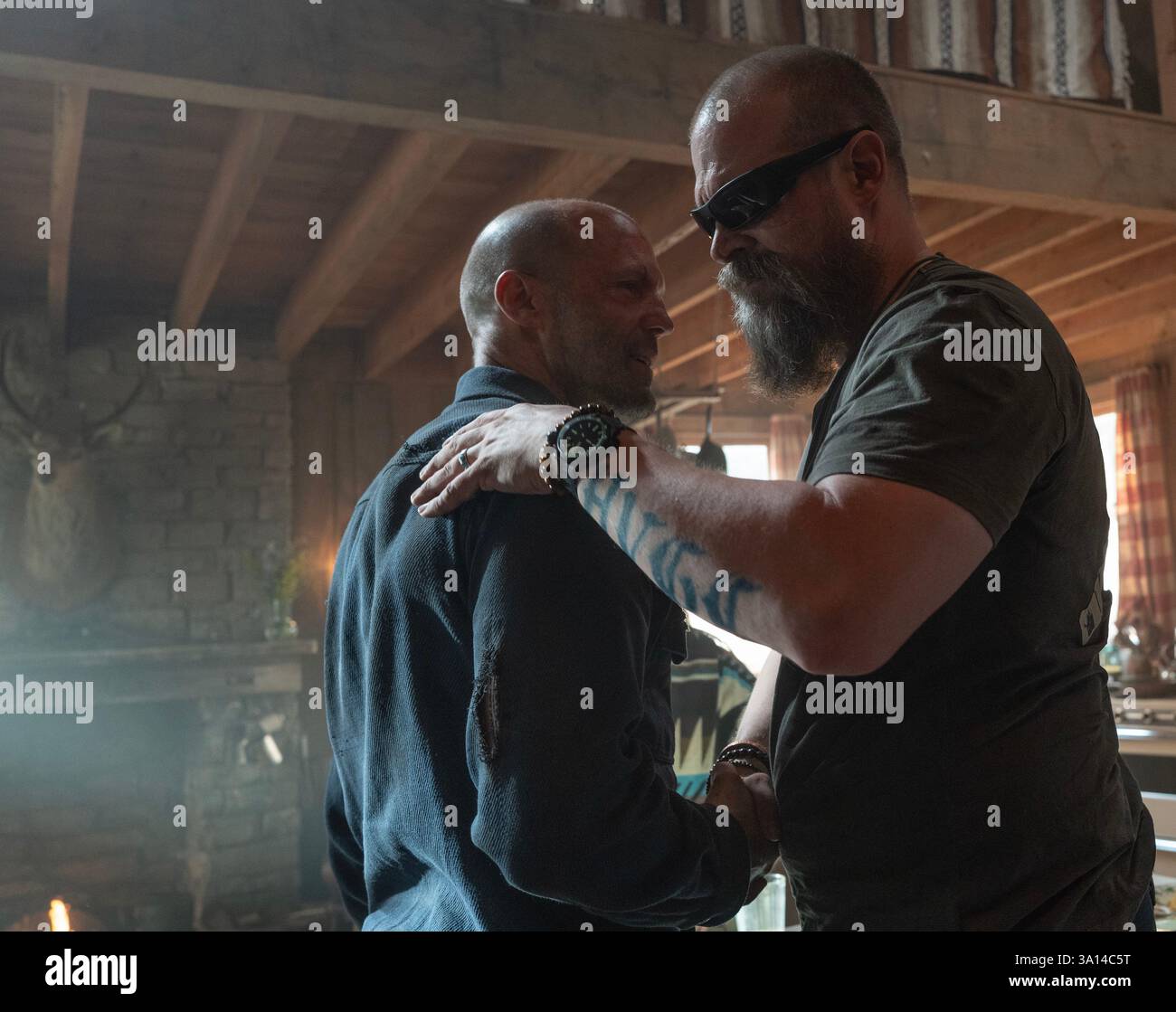 A Working Man (2025)Jason Statham as Levon Cade David Harbour as Gunny ...