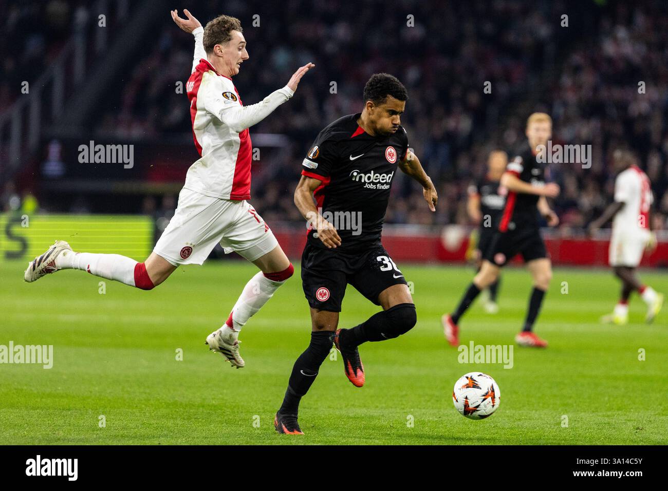 Ansgar Knauff (Eintracht Frankfurt, 36), Youri Baas (Ajax Amsterdam, 15 ...
