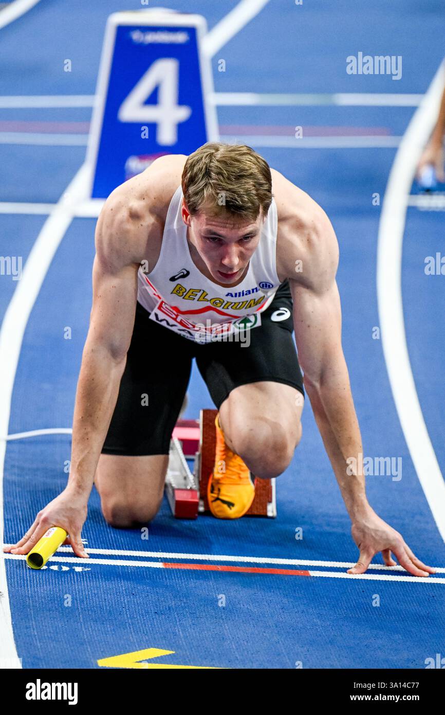 Apeldoorn, Netherlands. 06th Mar, 2025. Belgian athlete Julien Watrin ...