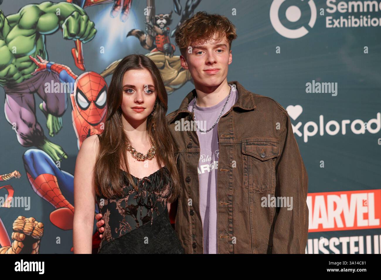 06.03.2025, Koeln, Odysseum, roter Teppich: Marvel: Die Ausstellung ...