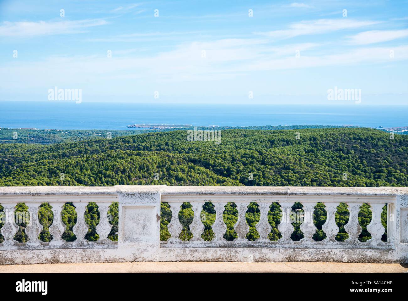 Cim del Toro Viewpoint, Menorca, Balearic Islands, Spain Stock Photo ...