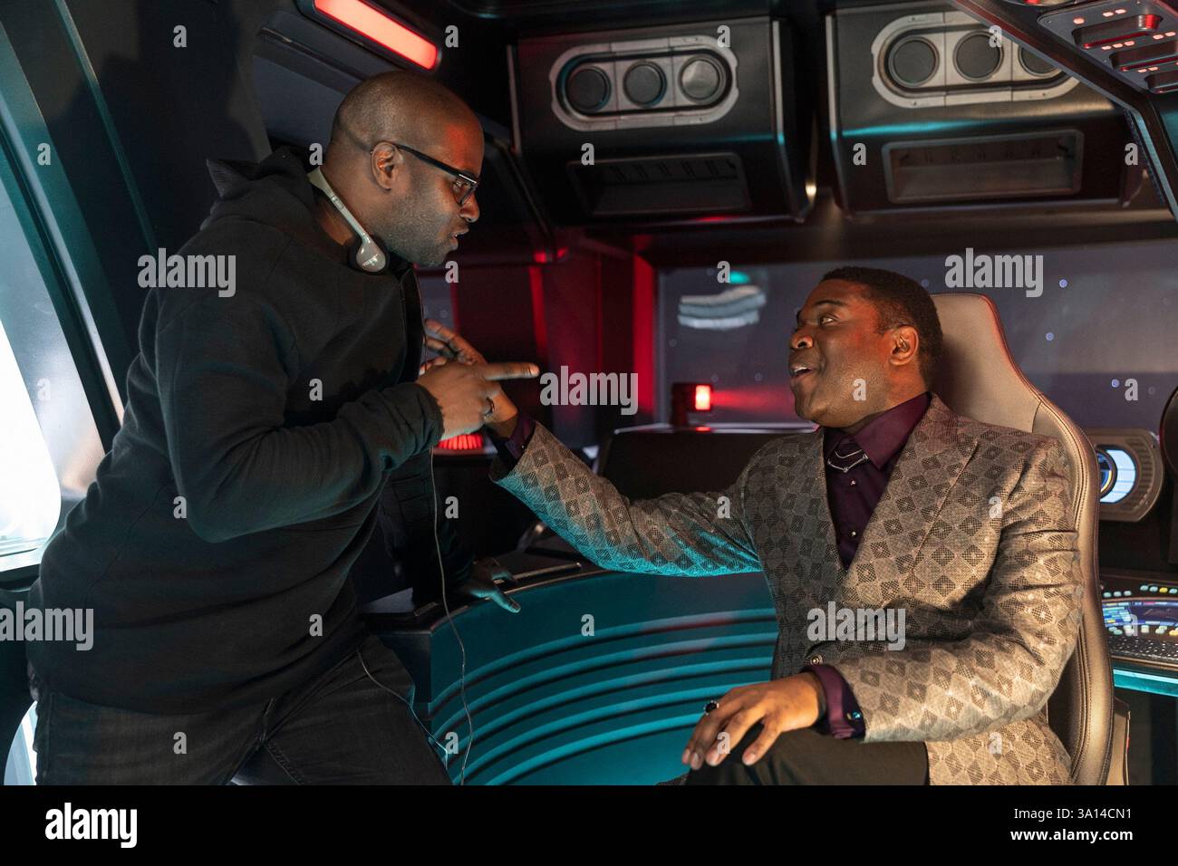 Star Trek: Section 31 (2025) behind the scenes photo Sam Richardson as ...