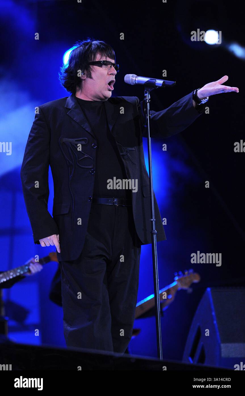 Verona Italy 07/06/2009: Renato Zero,Italian singer,during the live ...