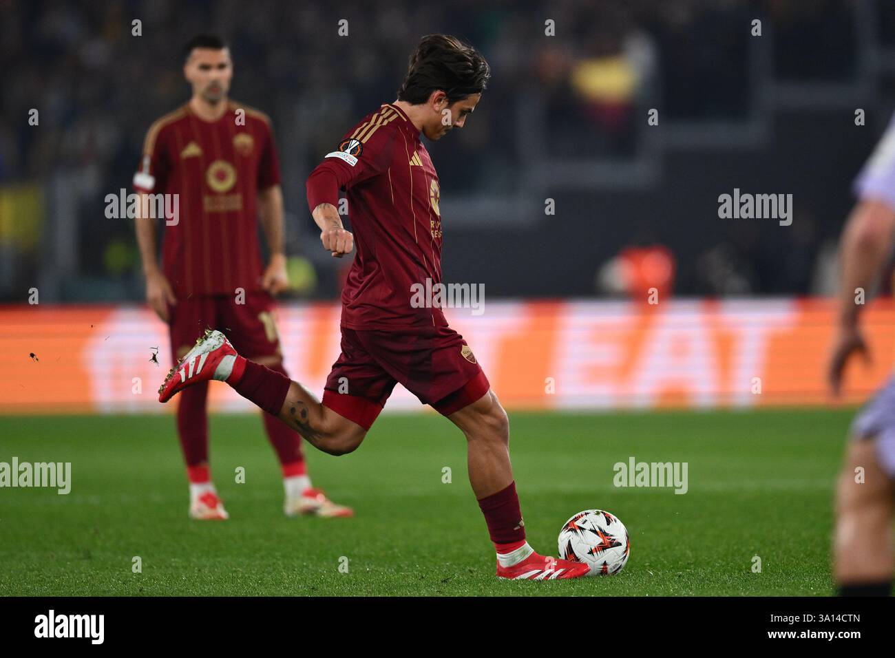 Paulo Dybala of A.S. Roma is in action during the 2024/25 UEFA Europa ...