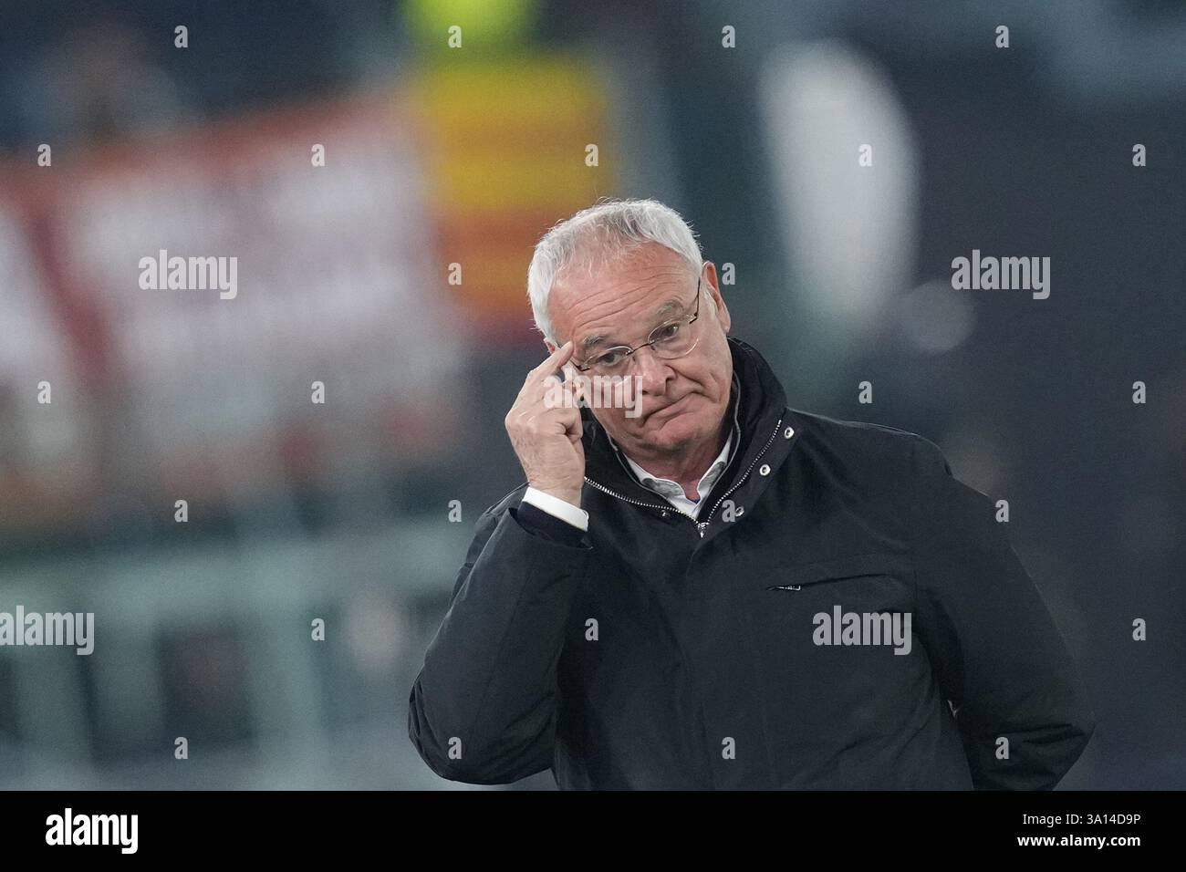 Roma’s head coach Claudio Ranieri during the UEFA Europa League between ...