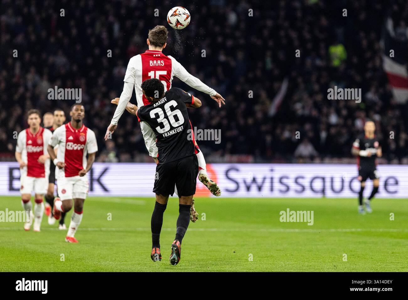 Ansgar Knauff (Eintracht Frankfurt, 36), Youri Baas (Ajax Amsterdam, 15 ...