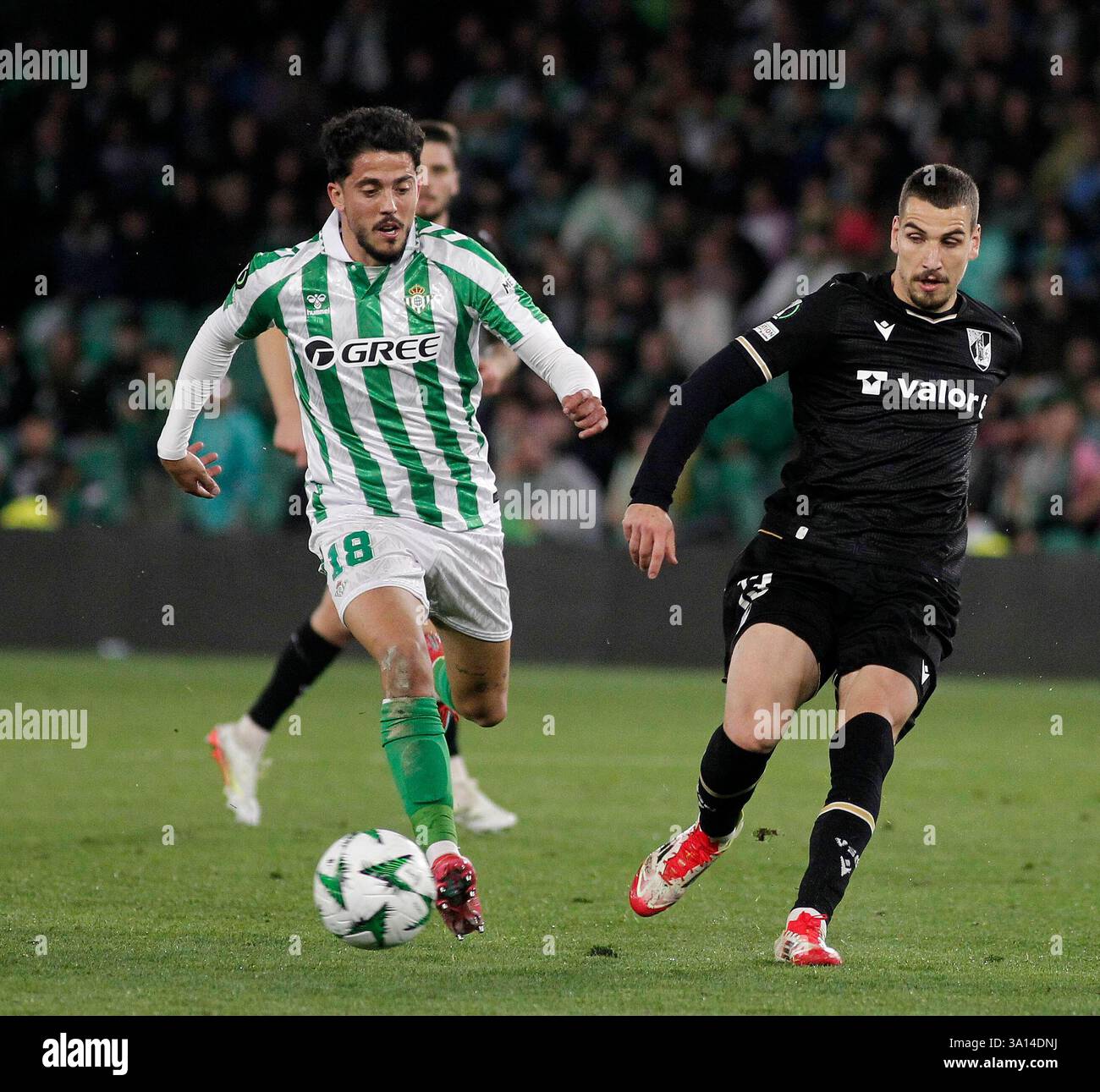 UEFA Conference League soccer match Betis vs Vitoria de Guimaraes at ...