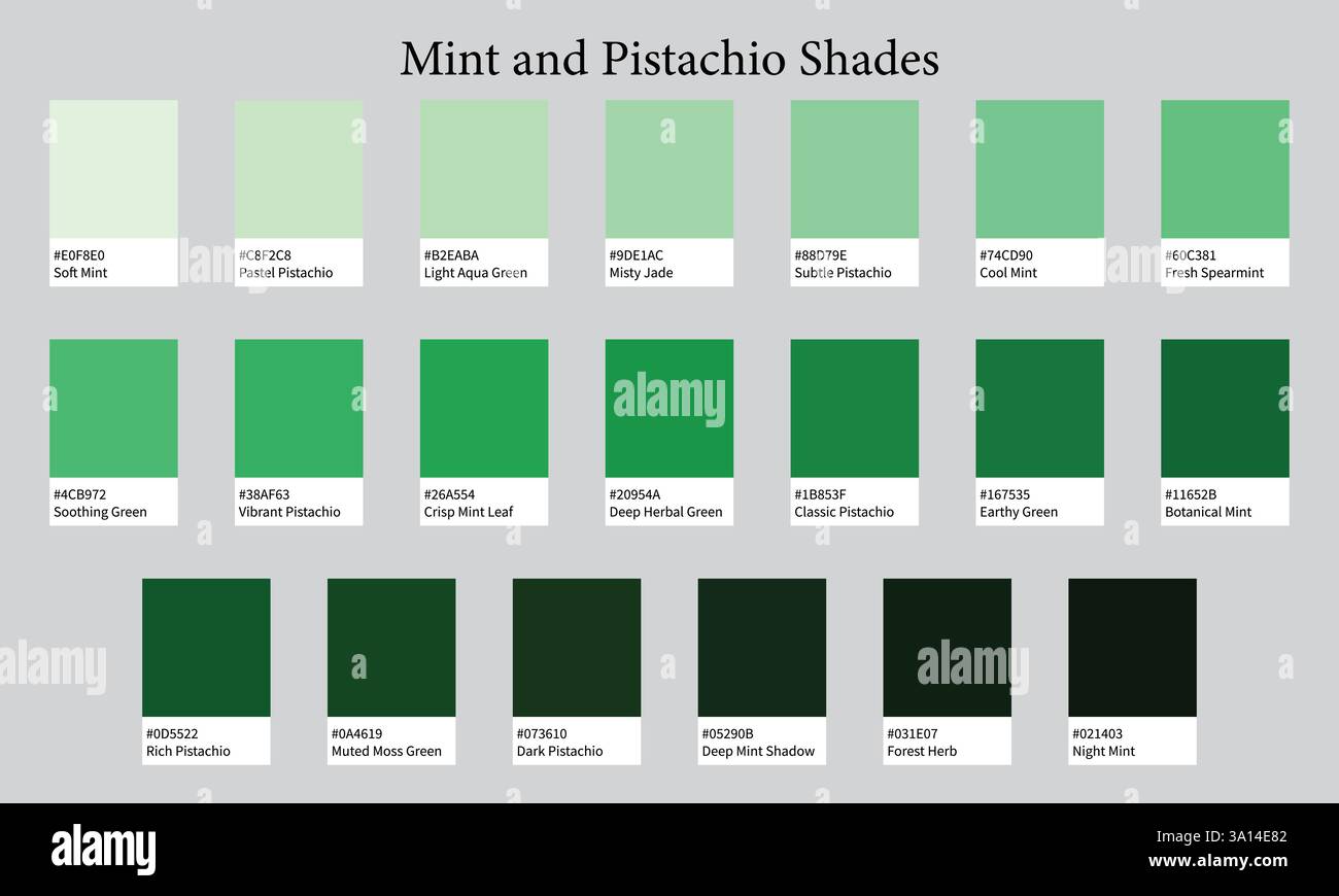 Pistachio Color Book