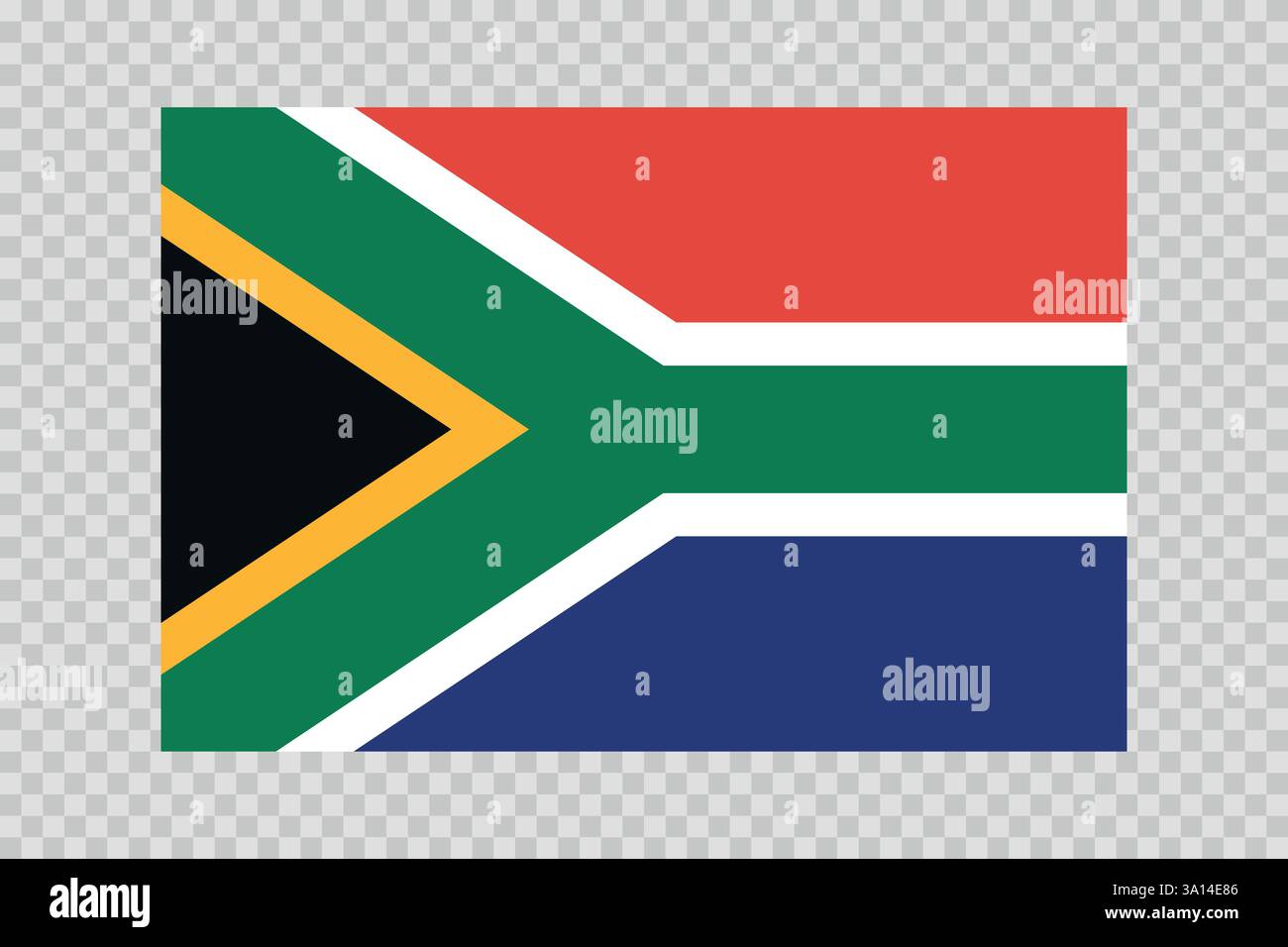 Flag of Republic of South Africa. RSA national symbol in official ...