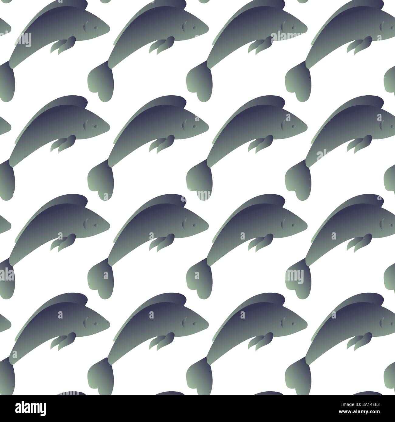 Scandinavian fish illustration Stock Vector Images - Alamy