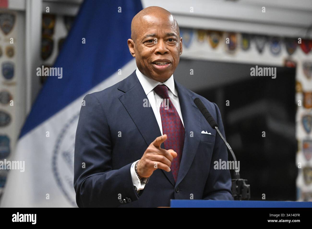Mayor Eric Adams makes a public safety- and quality-of-life-related ...