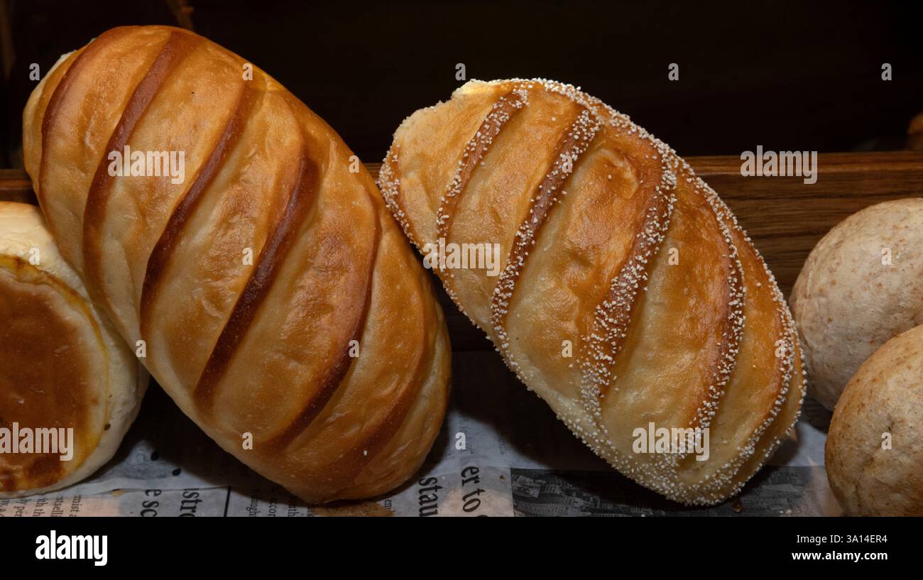 Different kind of breads Doha Qatar 02-03-2025 Stock Photo - Alamy