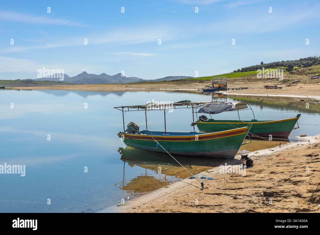 The M'Jaara Dam, also known as Al Wahda Dam, is an embankment dam ...