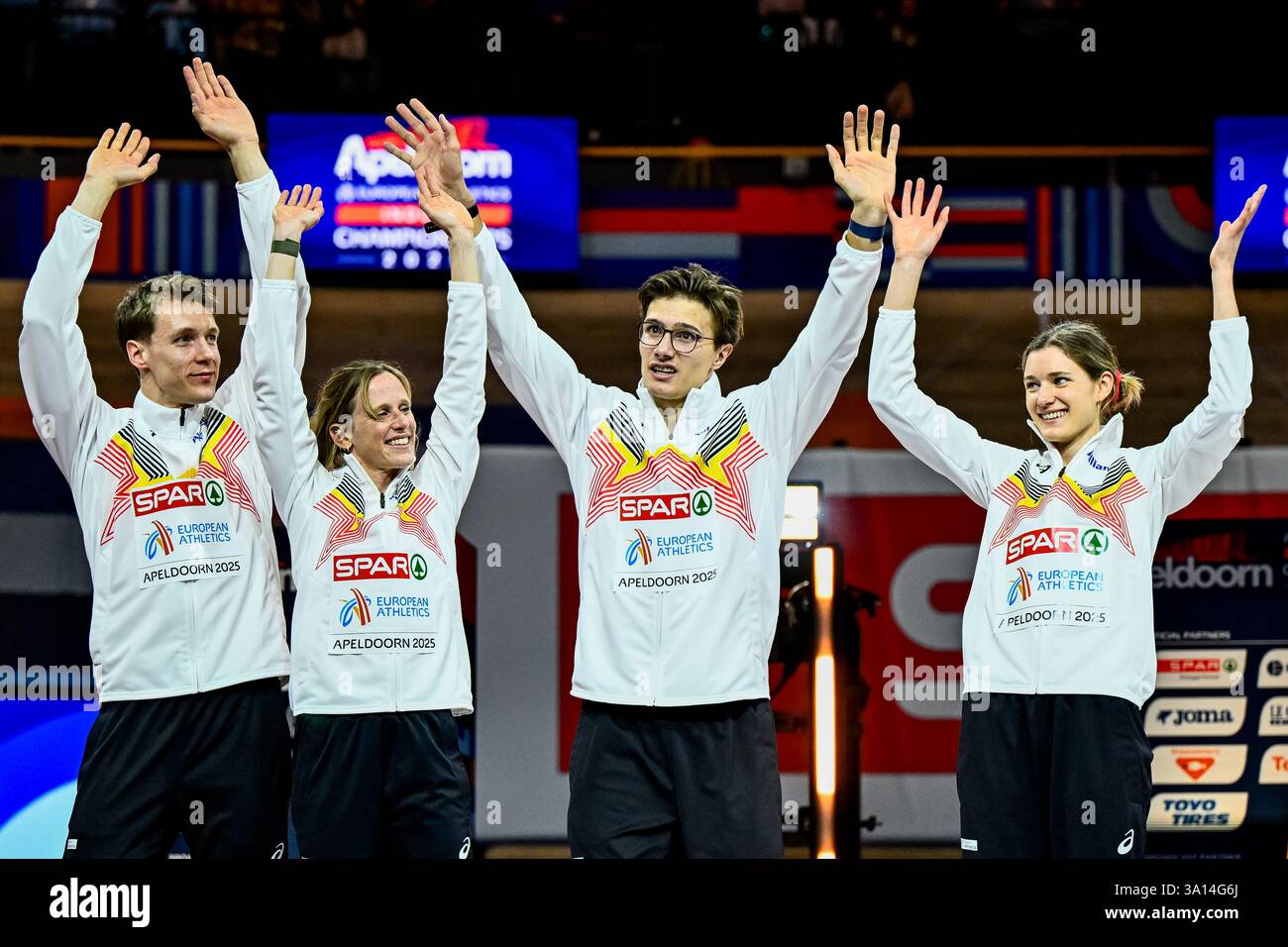 Belgian Julien Watrin, Belgian Imke Vervaet, Belgian Christian Iguacel ...