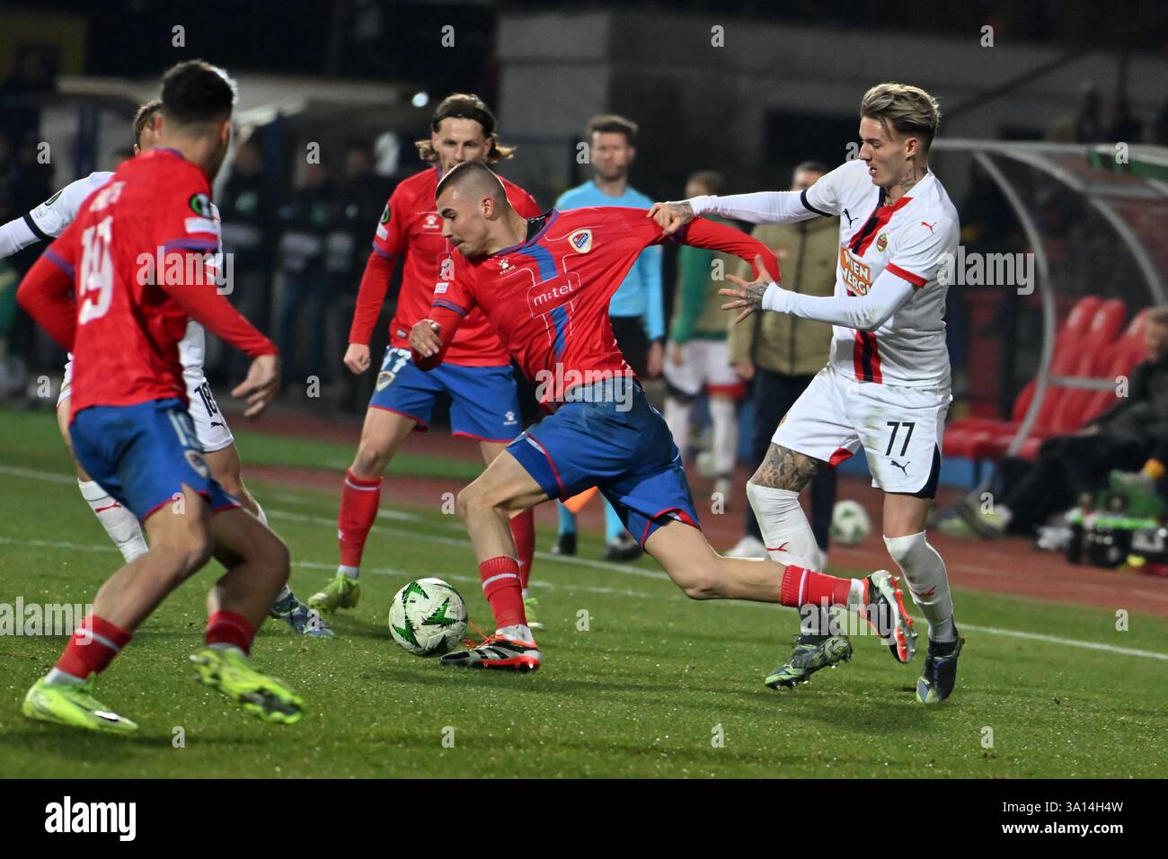 Banja Luka, Bosnia and Herzegovina, March 6th 2025: Bendeguz Bolla of ...