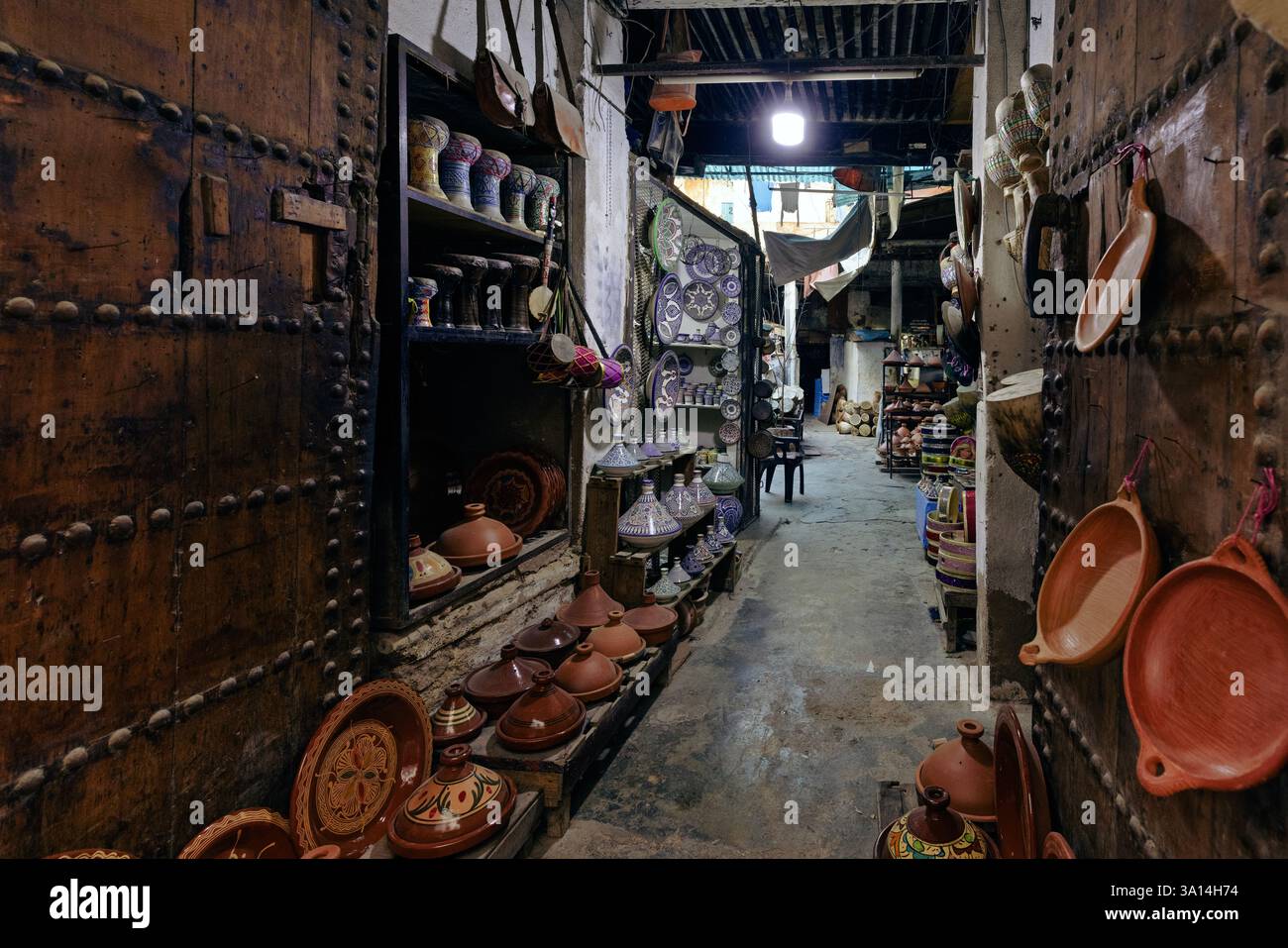 The historic heart of Fez, the medina Fes El Bali, is a maze of narrow ...