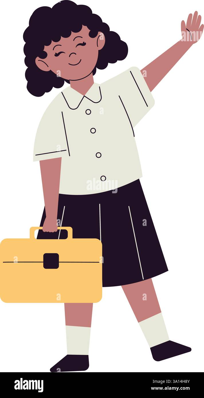 Smiling student books in Stock Vector Images - Alamy