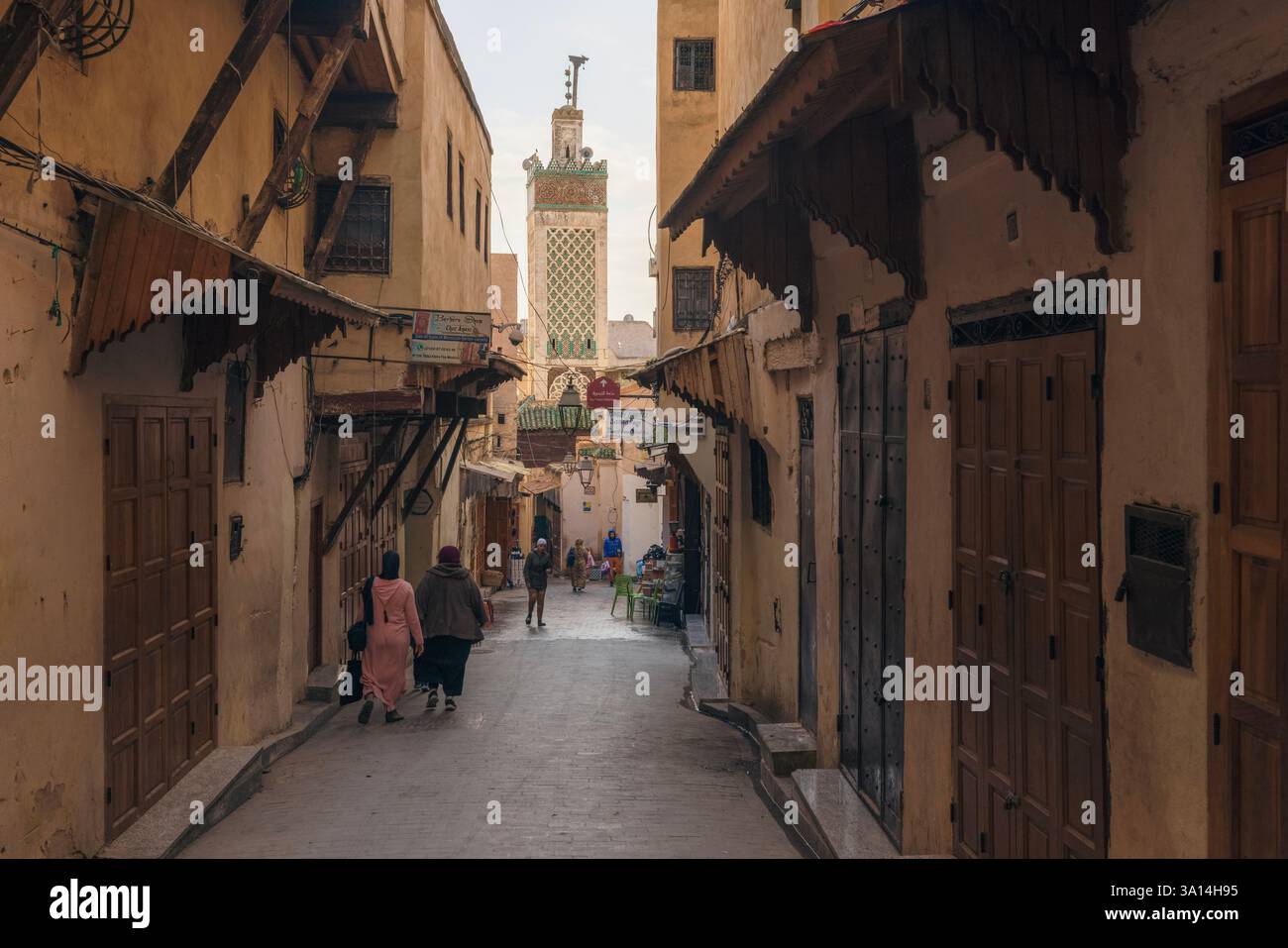 The historic heart of Fez, the medina Fes El Bali, is a maze of narrow ...