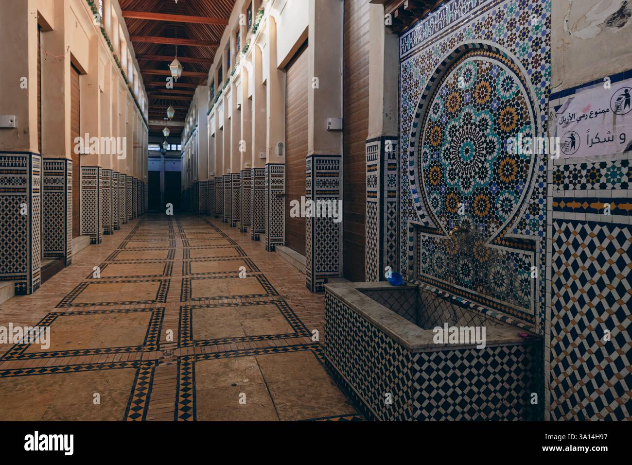 The historic heart of Fez, the medina Fes El Bali, is a maze of narrow ...
