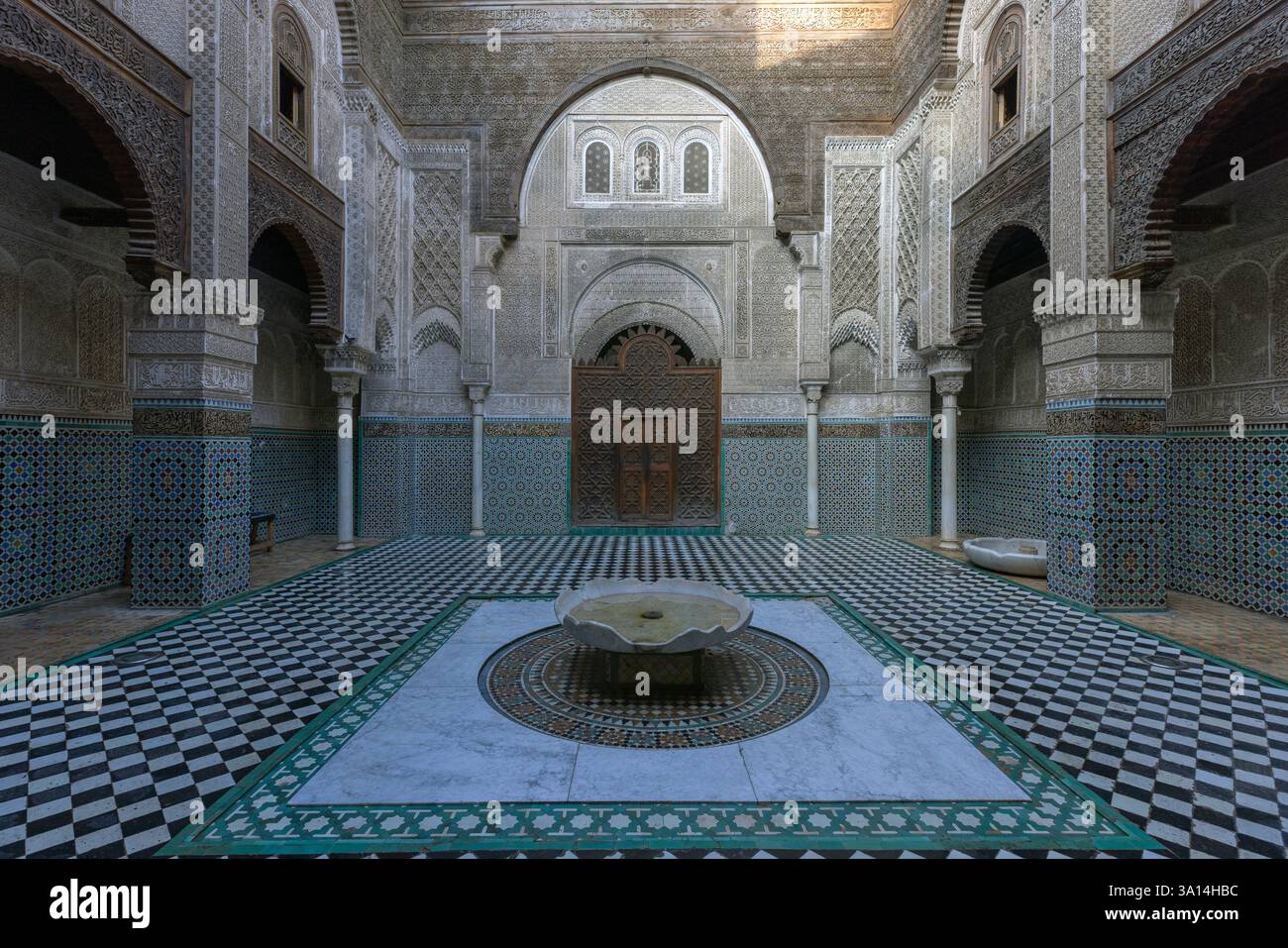 The Al-Attarine Madrasa is a madrasa in Fes, Morocco, near the Al ...