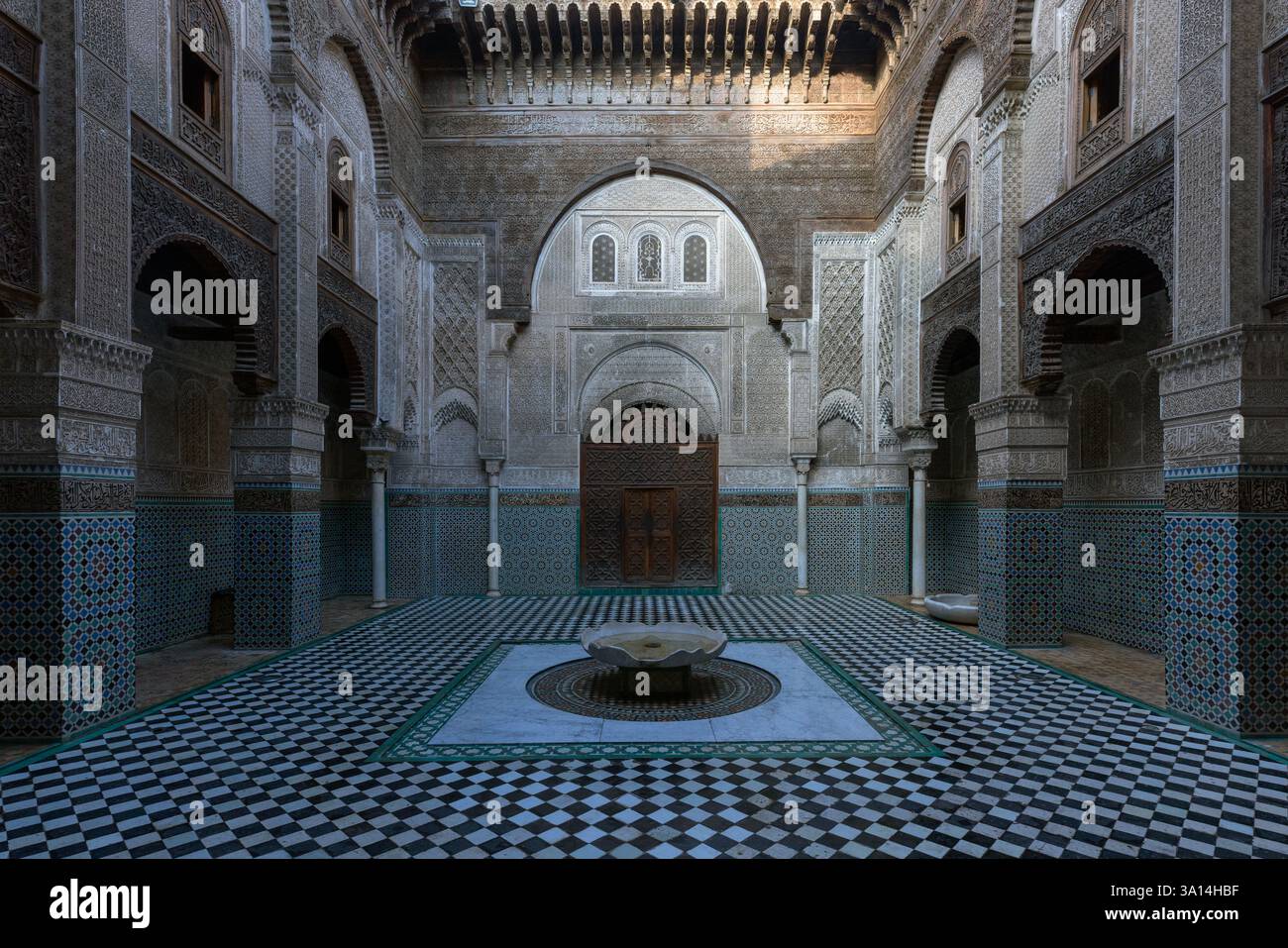 The Al-Attarine Madrasa is a madrasa in Fes, Morocco, near the Al ...