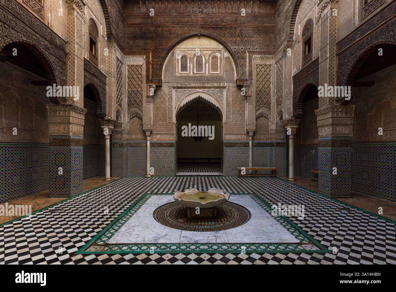 The Al-Attarine Madrasa is a madrasa in Fes, Morocco, near the Al ...