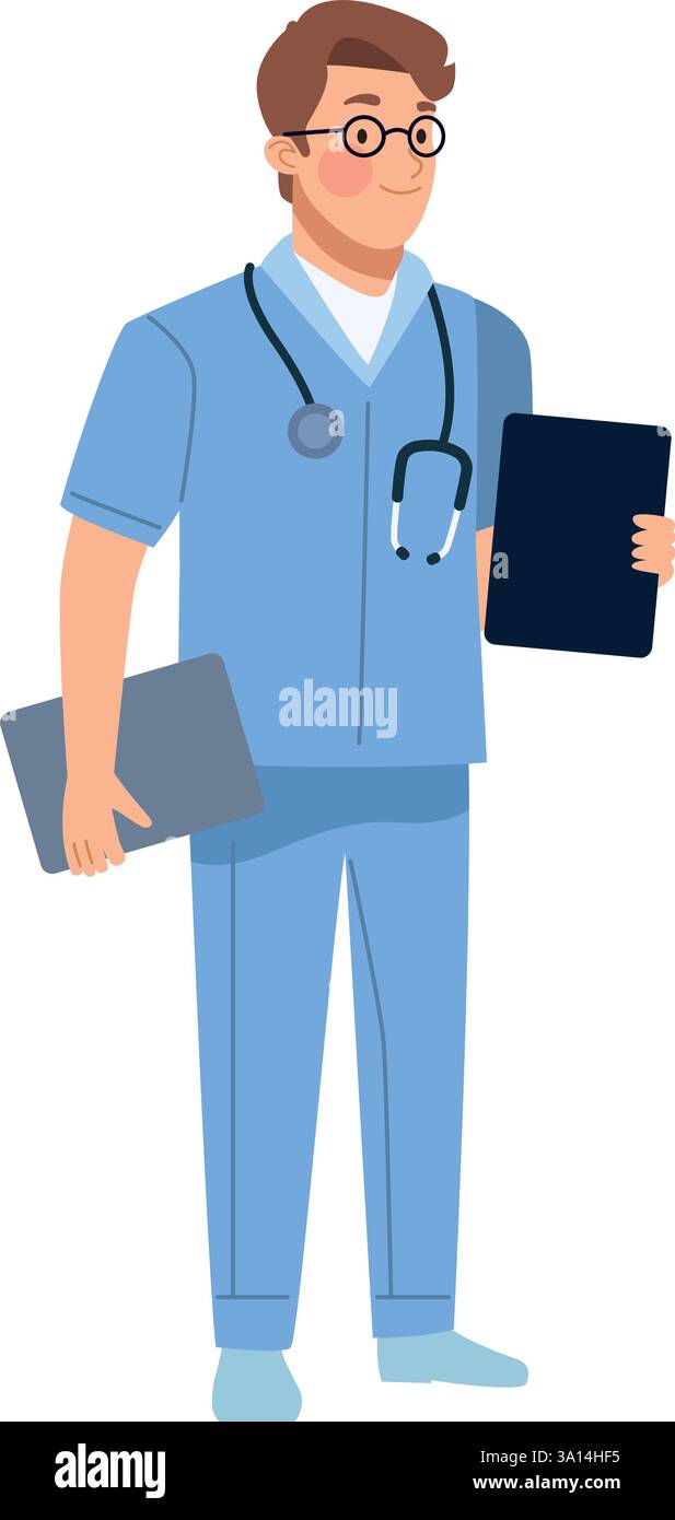 Nursing Student in Uniform Icon Stock Vector Image & Art - Alamy