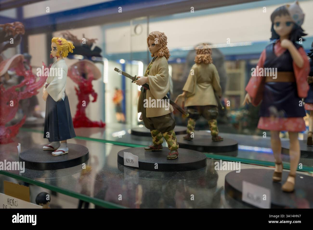 Colorful collection of anime figures showcasing dynamic poses and ...