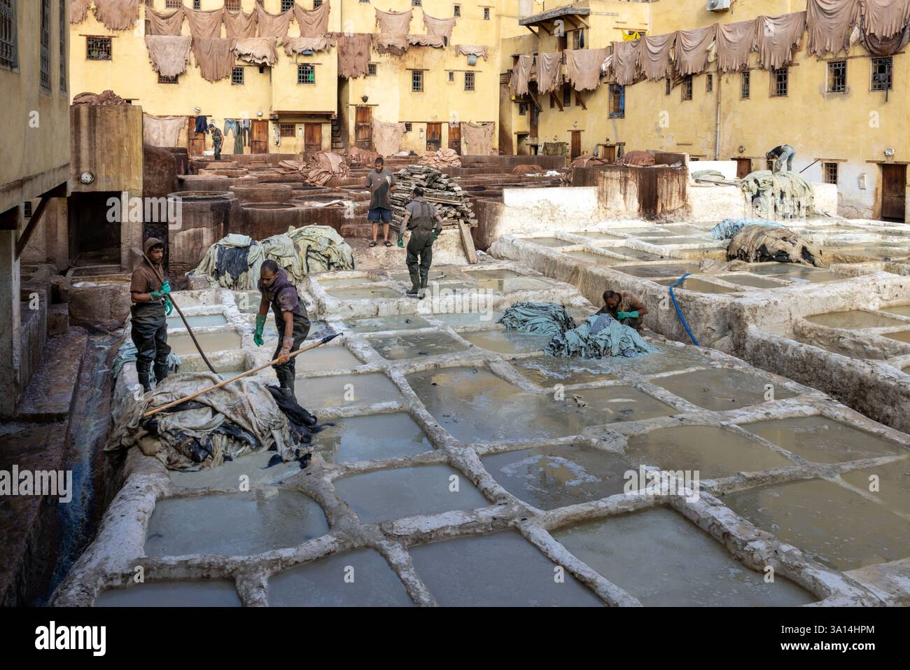 The tanning industry is a popular tourist attraction in Fez, Morocco ...