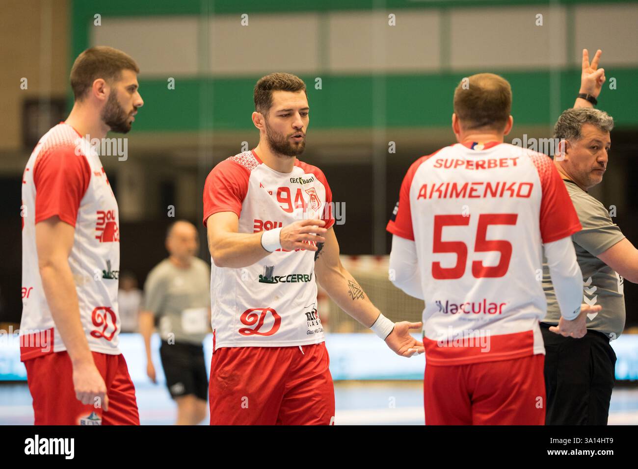 Odense, Denmark. 06th, March 2025. Robert Mihai Militaru (94) of Dinamo ...