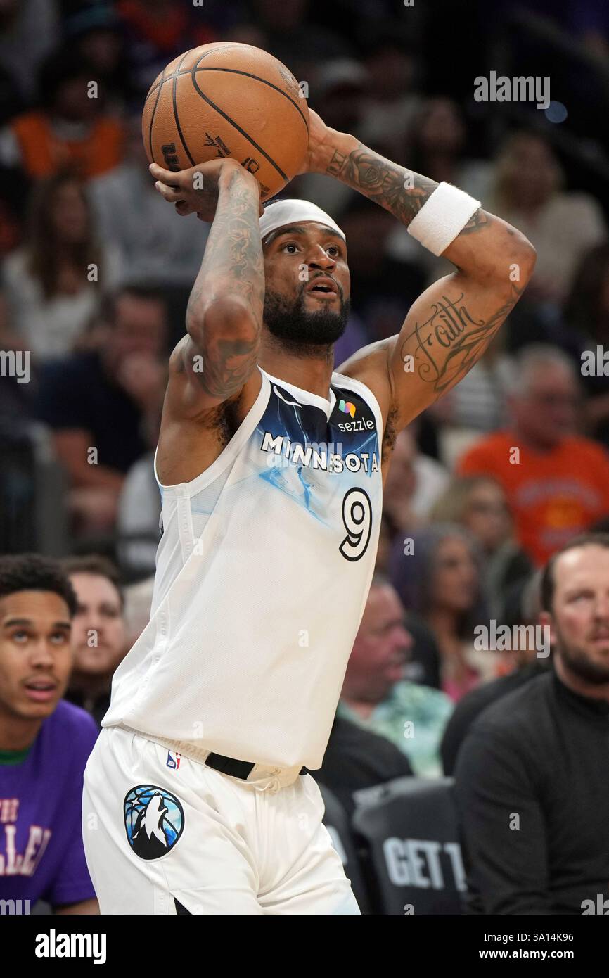 Minnesota Timberwolves guard Nickeil Alexander-Walker (9) during the ...
