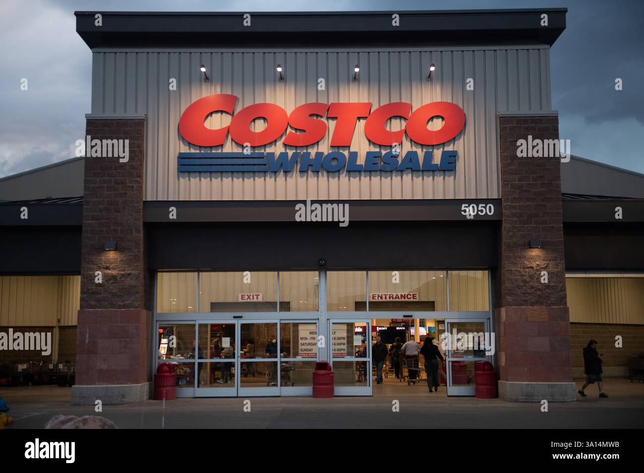 Costco Warehouse in the University Village Shopping Center, Colorado ...