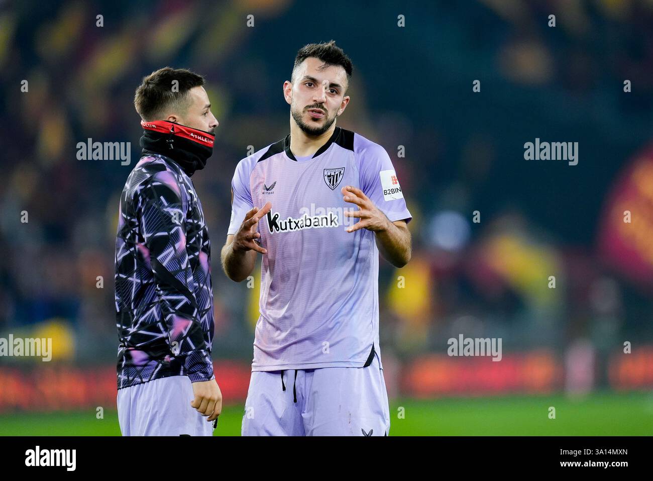 Aitor Paredes of Athletic Club looks dejected at the end of the UEFA ...