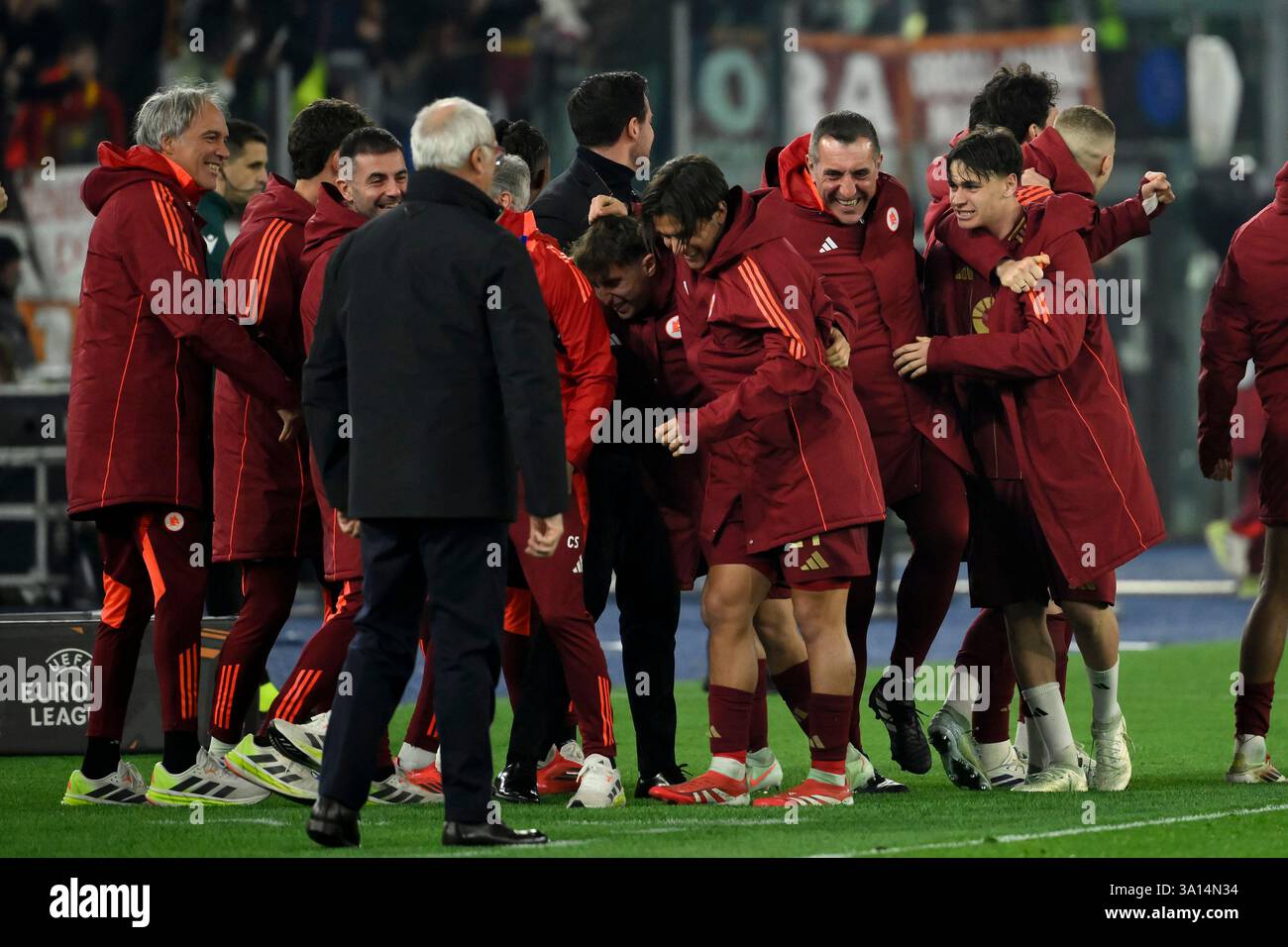 Rome, Italy. 06th Mar, 2025. Claudio Ranieri, head coach of AS Roma ...