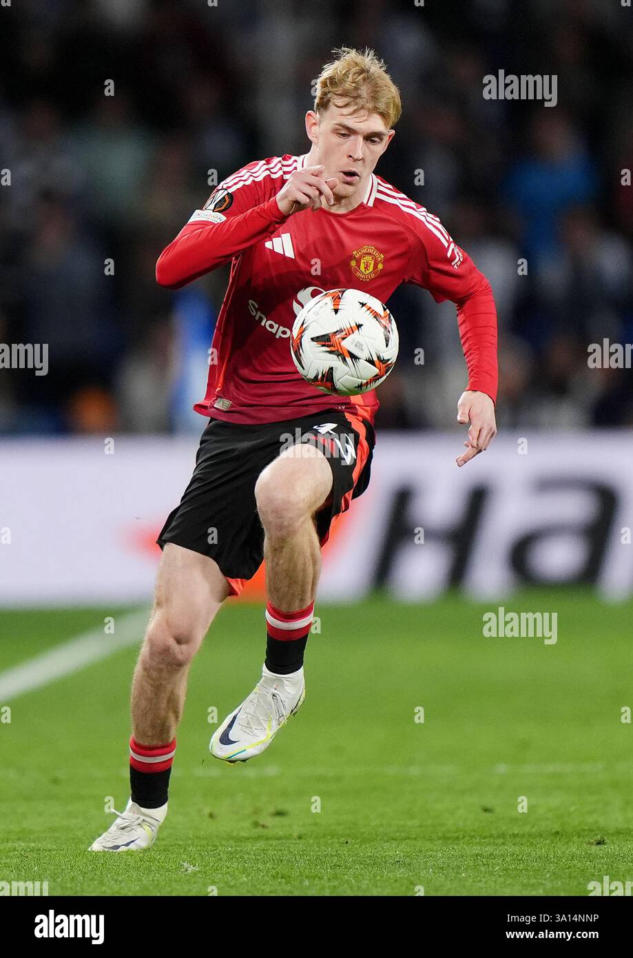 Manchester United's Toby Collyer during the UEFA Europa League Round of ...