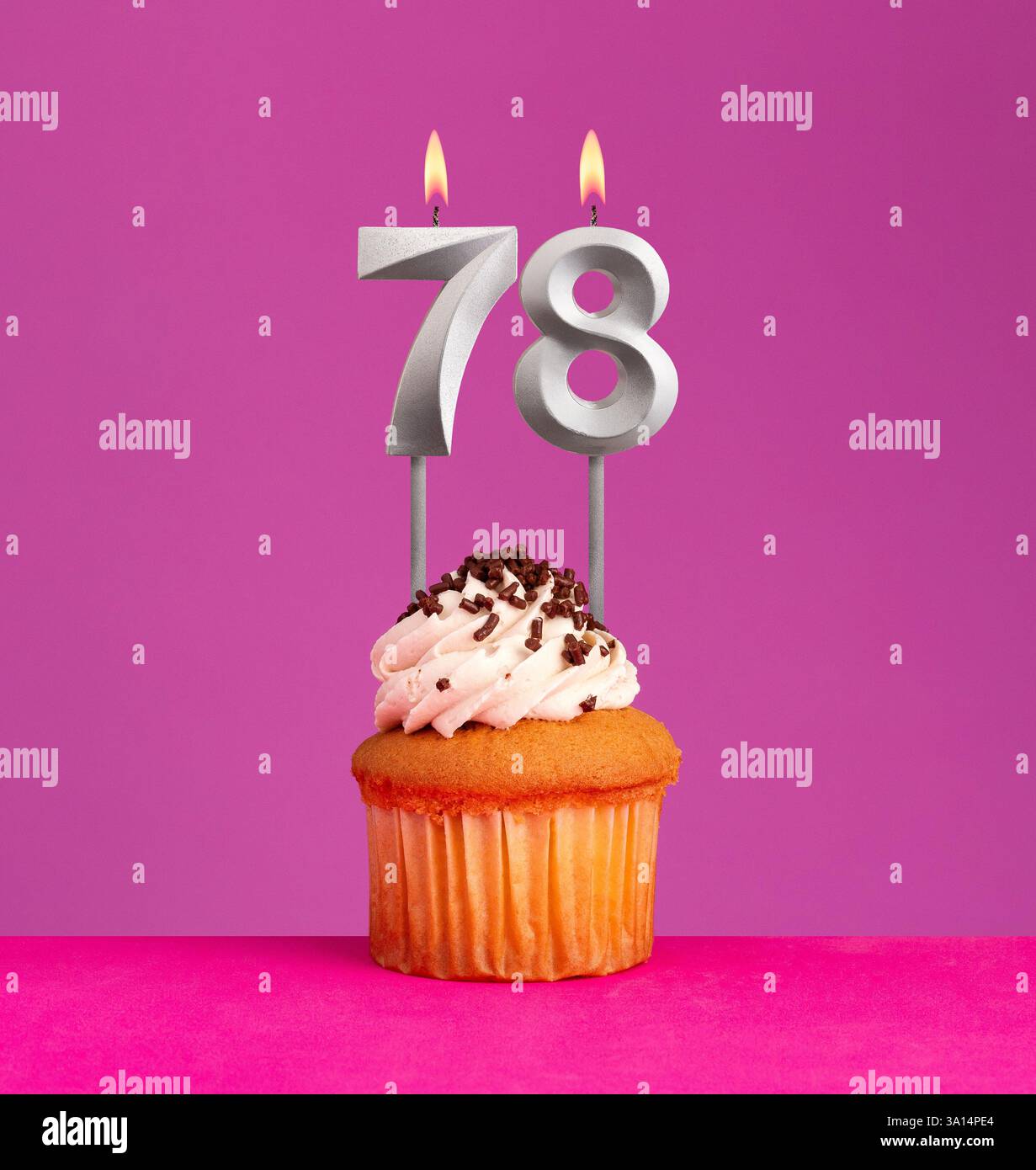 Burning number 78 fire hi-res stock photography and images - Alamy