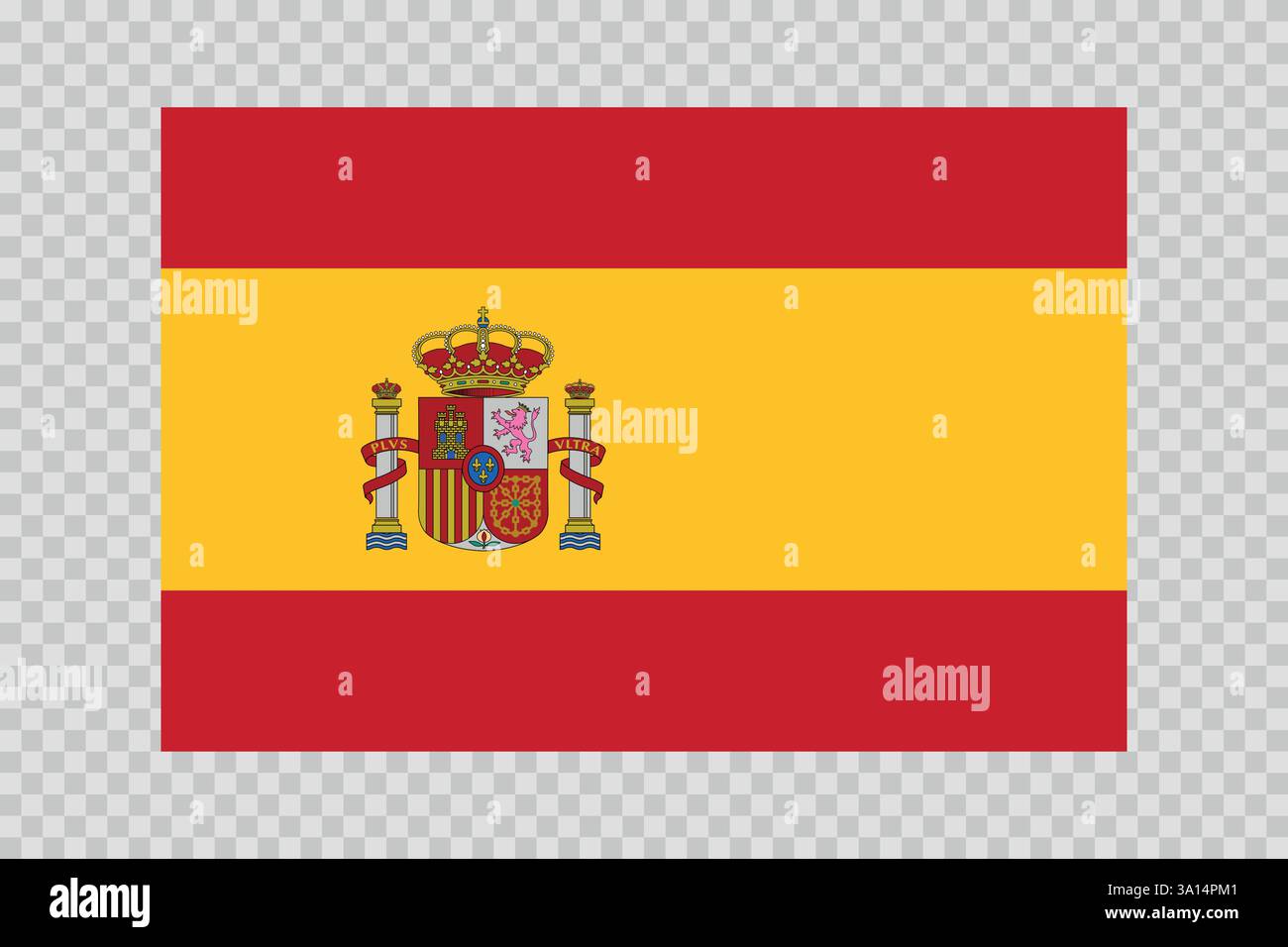 Flag of Spain. National symbol in official colors. Template icon ...