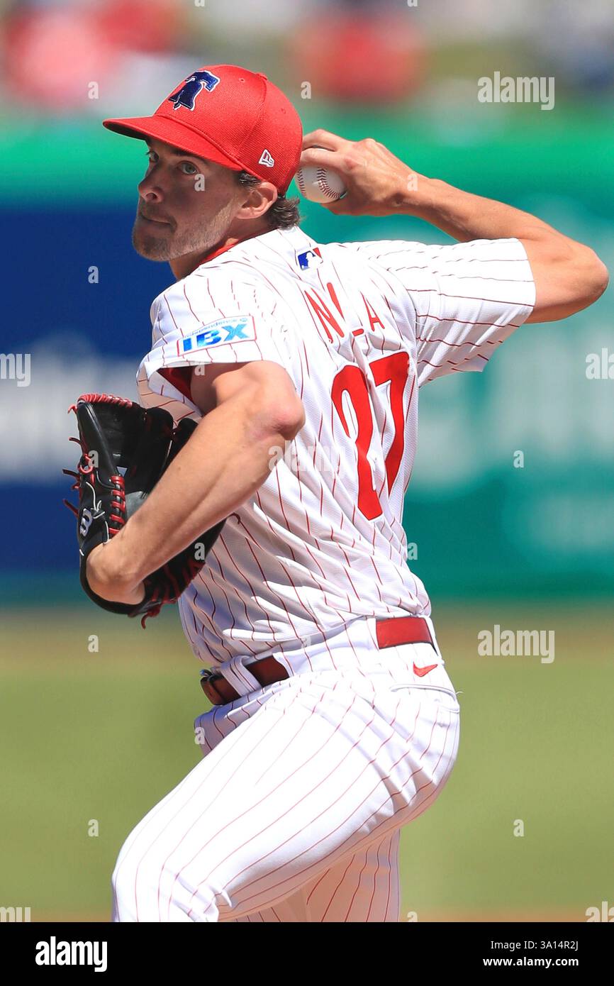 CLEARWATER, FL - MARCH 06: Philadelphia Phillies Pitcher Aaron Nola (27 ...