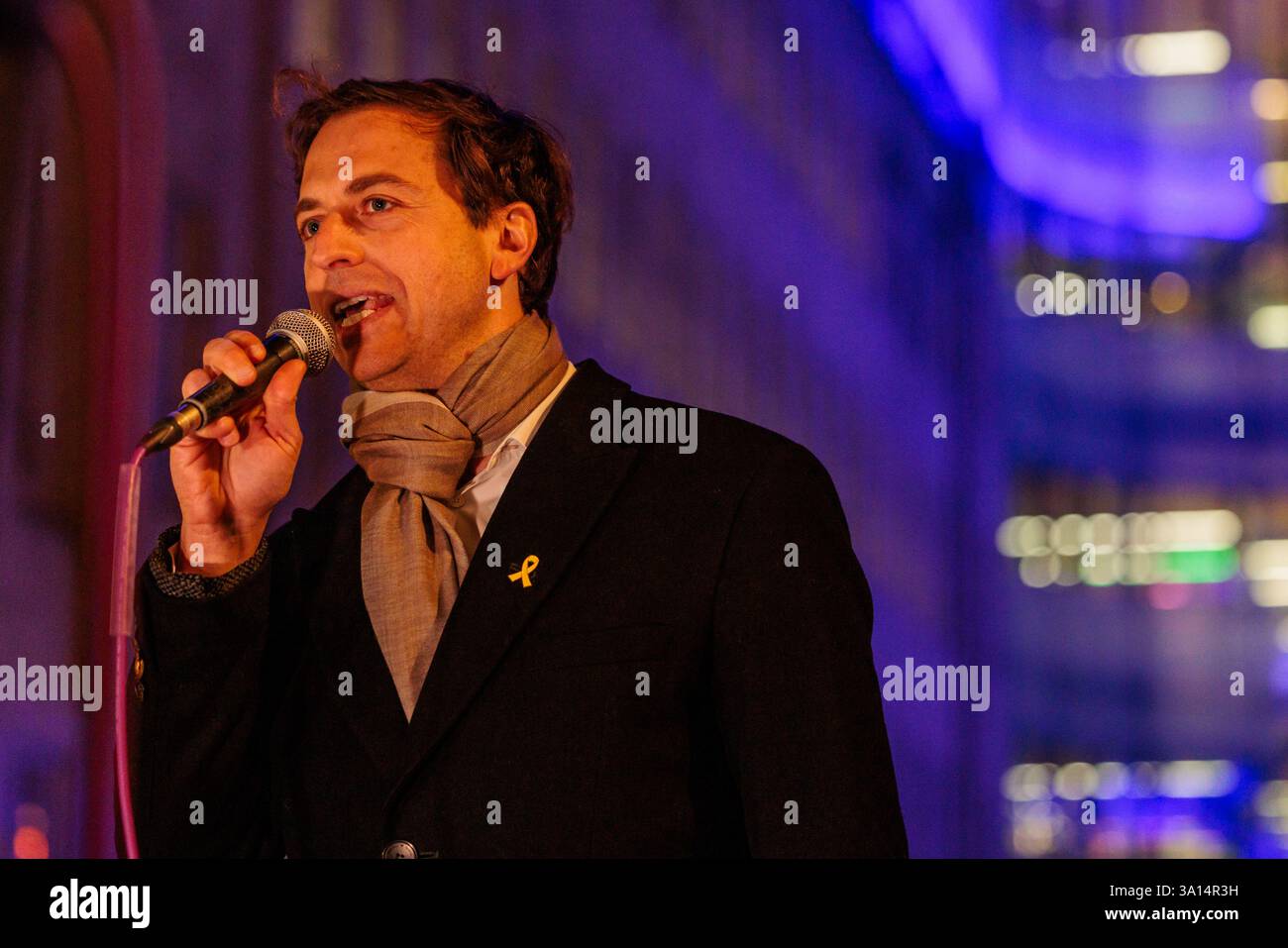 BBC, London, UK. 6th March 2025. Campaign Against Antisemitism's Gideon ...