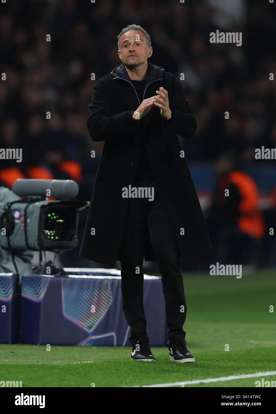 Paris, France. 5th Mar, 2025. Luis Enrique, manager of Paris St Germain ...