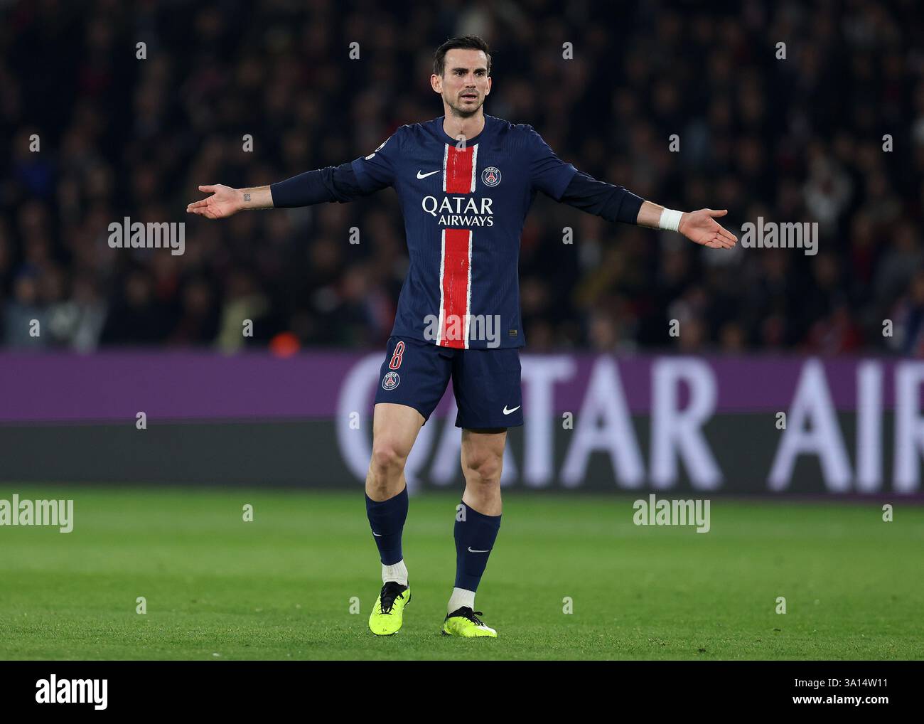 Paris, France, 5th March 2025. Fabián Ruiz of Paris St Germain during ...