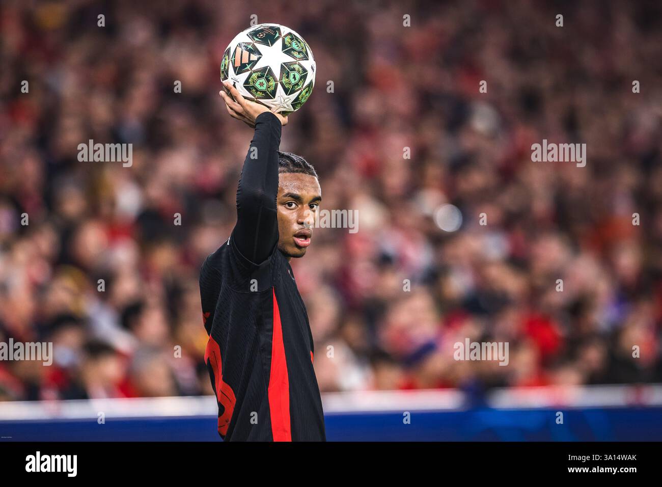 Alex Balde of FC Barcelona seen in action during the UEFA Champions ...