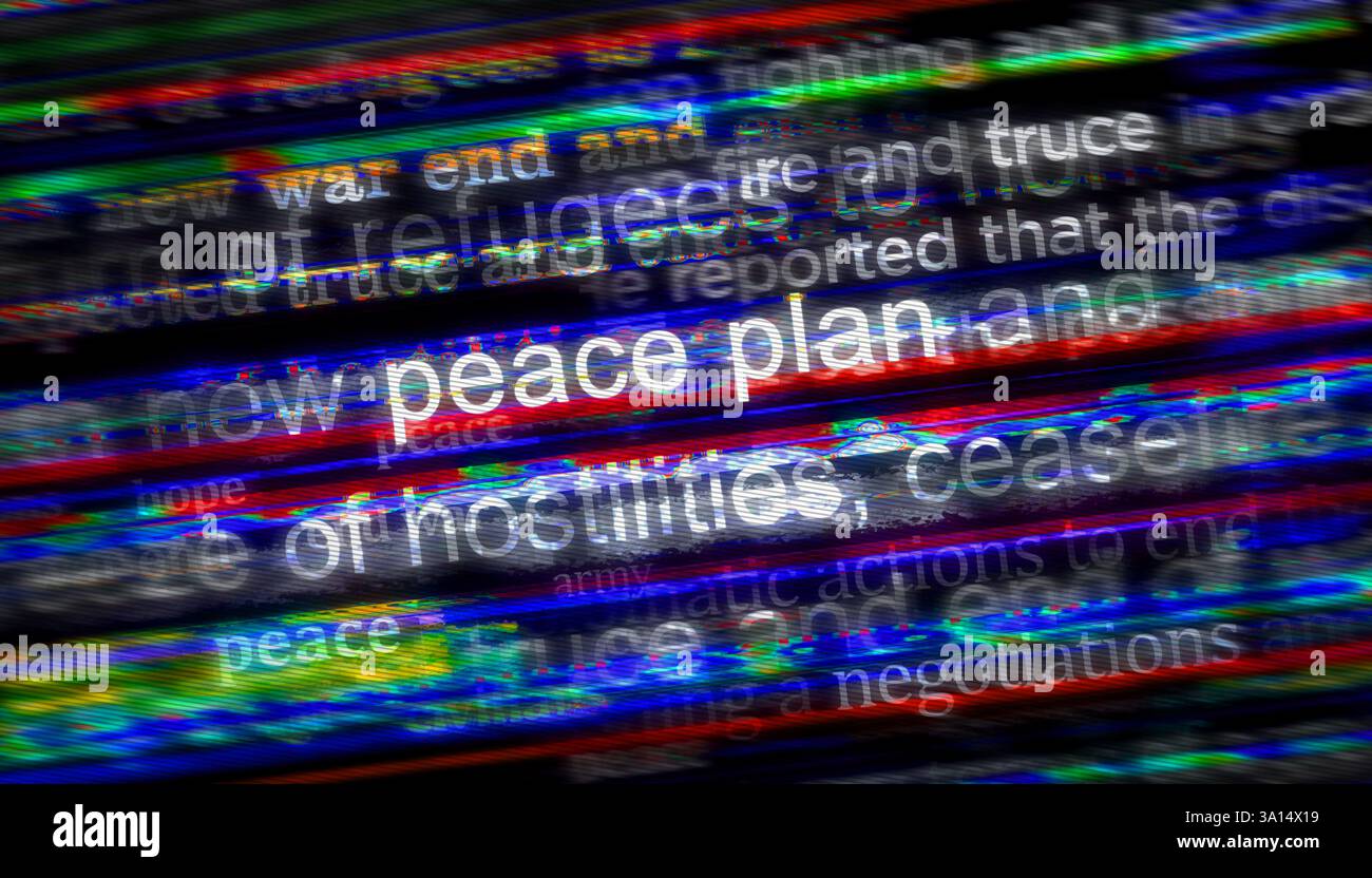 Peace plan war end negotiations hi-res stock photography and images - Alamy