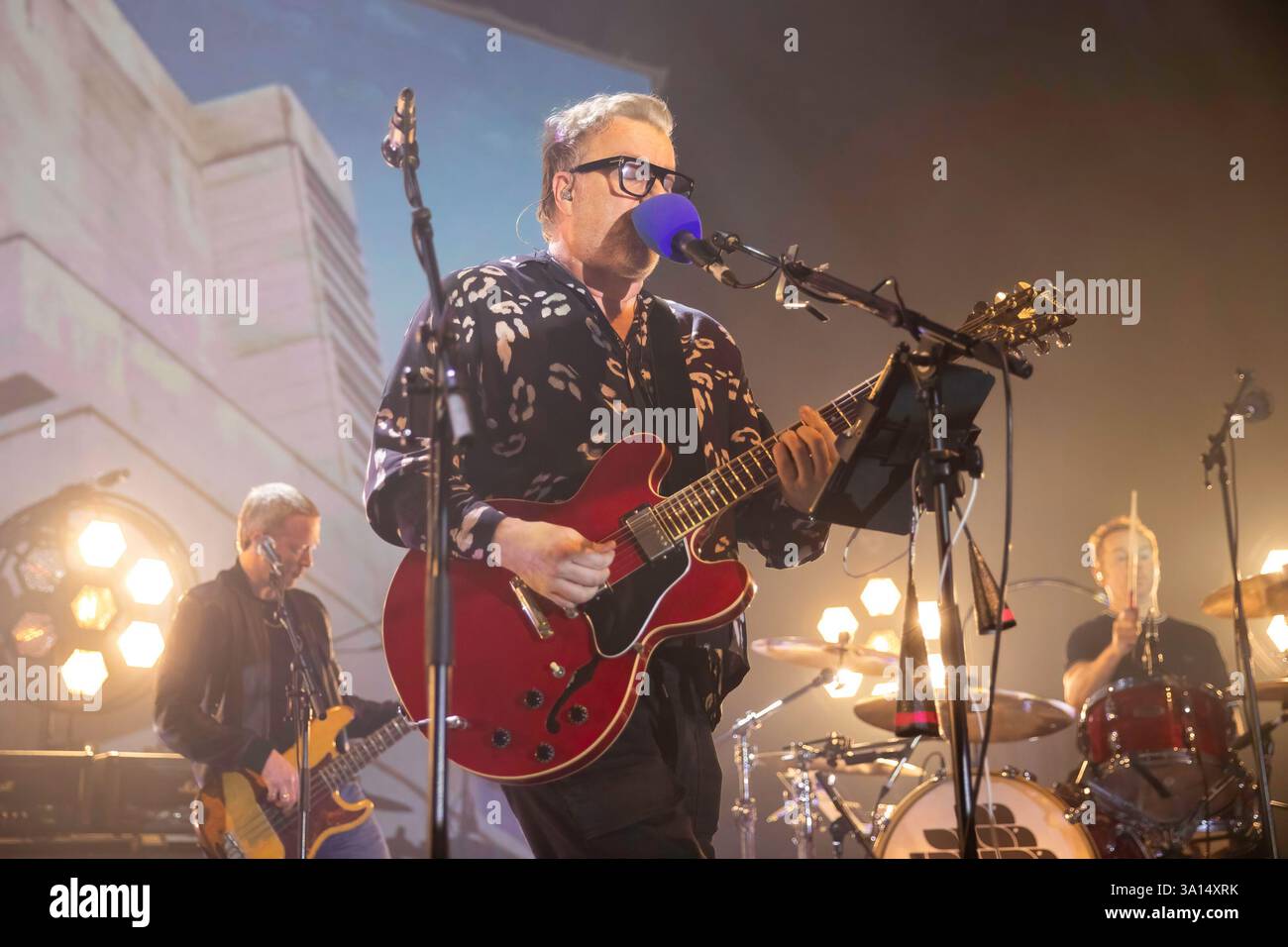 Manchester, England, 6th March, 2025. Doves playing the first of two ...