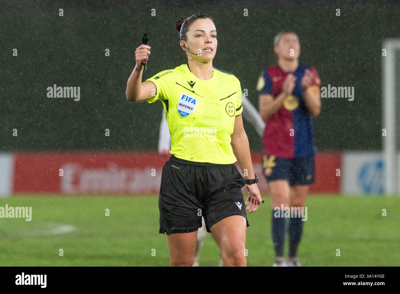 Valdebebas, Madrid, Spain. 6th Mar, 2025. Referee: MARTA HUERTA DE AZA ...