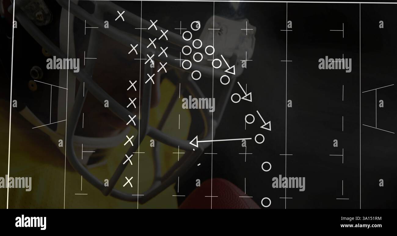 Football tactics visualization hi-res stock photography and images - Alamy