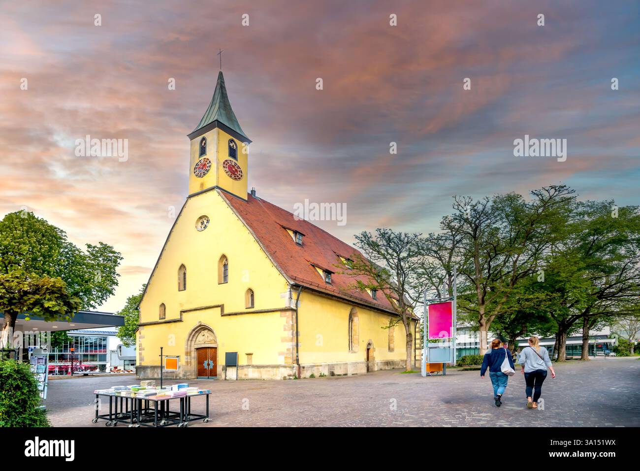 Old city of Nuertingen, Germany Stock Photo - Alamy