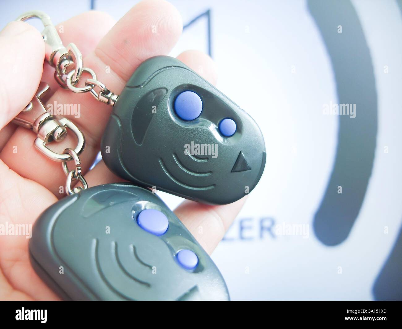 Control panel for gates, doors Stock Photo - Alamy