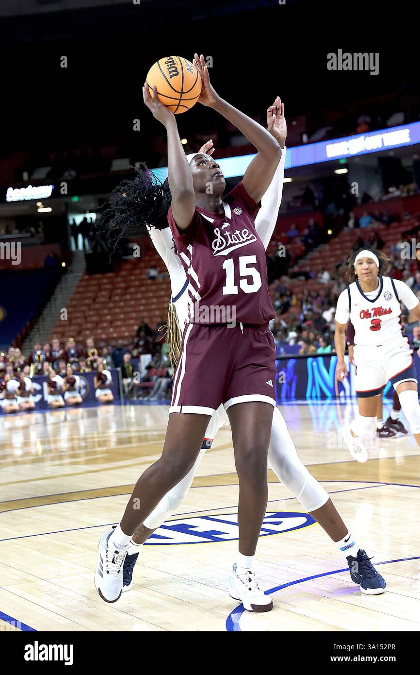 GREENVILLE, SC - MARCH 06: Mississippi State Bulldogs center Madina ...